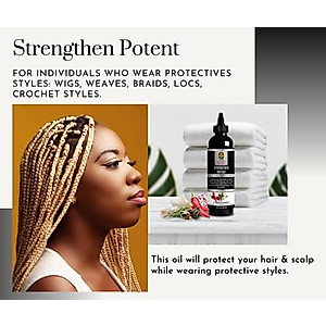 Strengthen Jamaican Black Black Castor Oil Scalp Treatment (FOR PROTECTIVE STYLES)