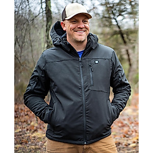 TIDEWE Heated Jacket for Men with Battery Pack, Heated Coat (Camo, Size XXXL)