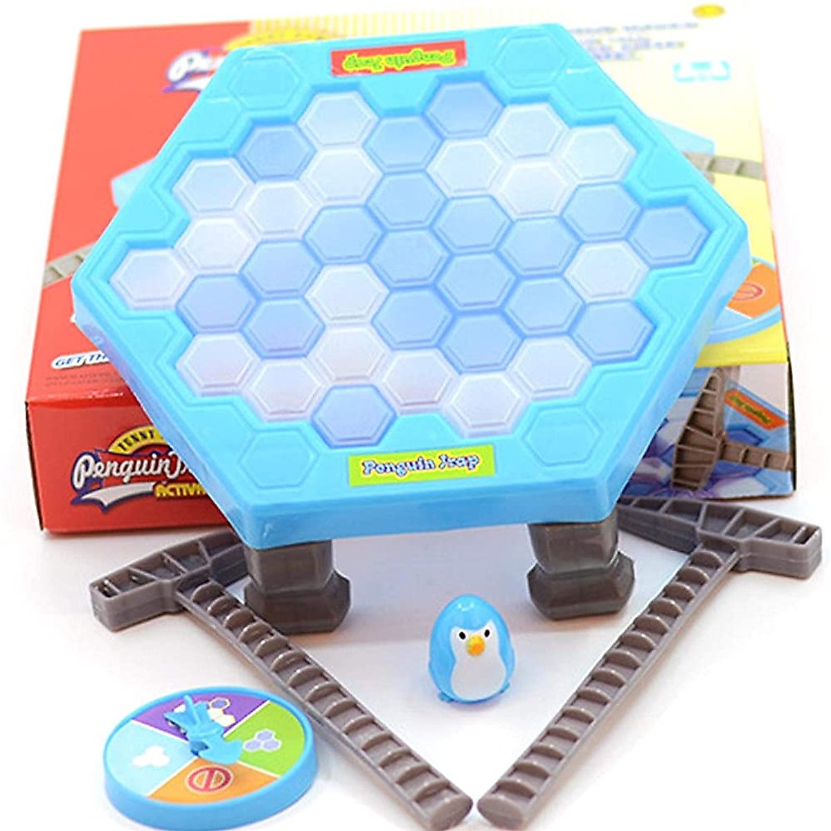 SuperLi Puzzle Table Games Penguin ice pounding Penguin ice Cubes Save Penguin Knock ice Block Wall Toys Desktop Paternity Interactive Game