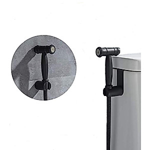Bidet Sprayer Holder Toilet Bathroom Attachment Hanging Bracket/Wall Mount Holder for Handheld Shower Wand/Diaper Sprayer/Portable Pet Shower Toilet Water Sprayer Seat Bidet Stand
