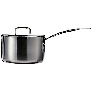Cuisinart MCP193-18N Multiclad Pro Triple Ply Stainless 3-Quart Skillet, Saucepan w/Cover