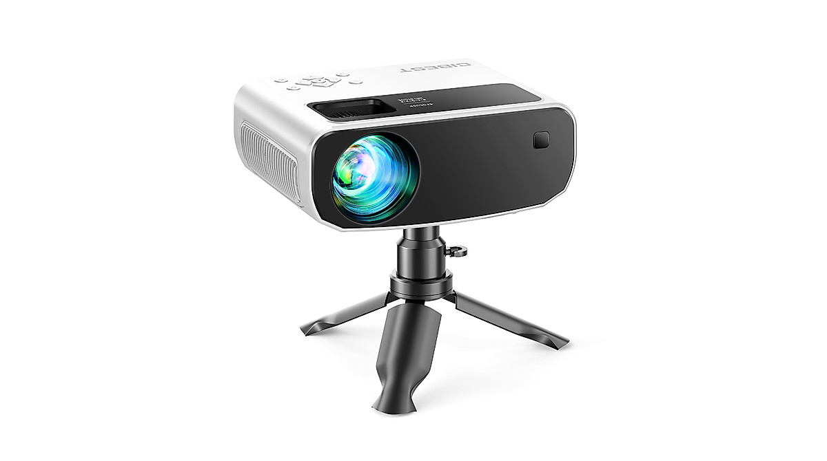 Mini Projector CiBest 1080P Portable Outdoor Projector 4K Ready