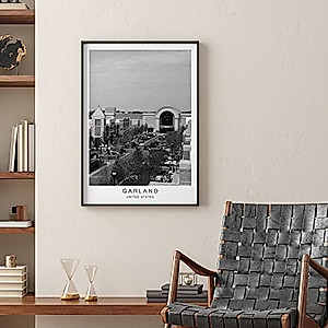 Dear Mapper Garland United States View Abstract Road Modern Map Art Minimalist Painting Black and White Canvas Line Art Print Poster Art Line Paintings Home Decor (Set of 3 Unframed) (12x16inch)