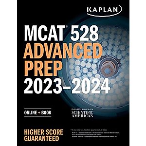 MCAT 528 Advanced Prep 2023-2024: Online + Book (Kaplan Test Prep)