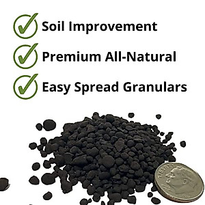 Live Earth Products Organic Soil Conditioner Granules - All Natural Humate Product with Humic Acid and Fulvic Acid for Lawn, Vegetable Garden, Trees, Shrubs, and Flowers - 15 lbs, (Three 5-Pound Bags)