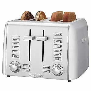 Cuisinart RBT-1350PCFR 4 Slice Metal Toaster (Renewed)