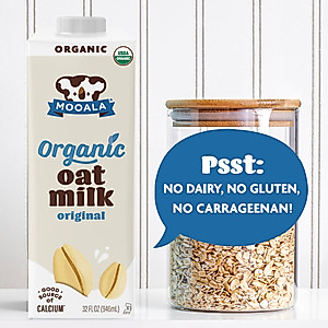 Mooala - Organic Oatmilk, Unsweetened 32oz (Pack of 6) (32 fl oz (pack of 6), Original)