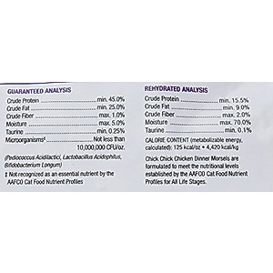 Stella & Chewy’s Freeze-Dried Raw Cat Dinner Morsels – Grain Free, Protein Rich Cat & Kitten Food – Chick Chick Chicken Recipe – 18 oz Bag