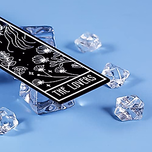 Tarot Bookmark Book Lovers Birthday Gifts for Women Men Bookmarks with Tassels for Friend Bookish Daughter Female Christmas Gifts for Kids Teenage Girls Her Stocking Stuffers Book Club Gift Bookmarker