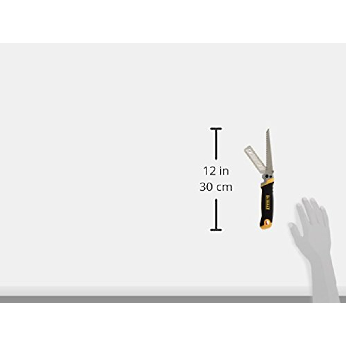 DEWALT DWHT20123 2-in-1 Folding Jab Saw/Rasp Blade Combo , Black