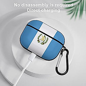 VINISATH Guatemala Flag Compatible with AirPods Pro Case Cover with Keychain Portable Shockproof Airpod Cases Accessories Protective Case for Women Men Girls Hard Headphone Case for Apple Airpods Pro