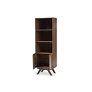 Baxton Studio Ashanti Wood Bookcase