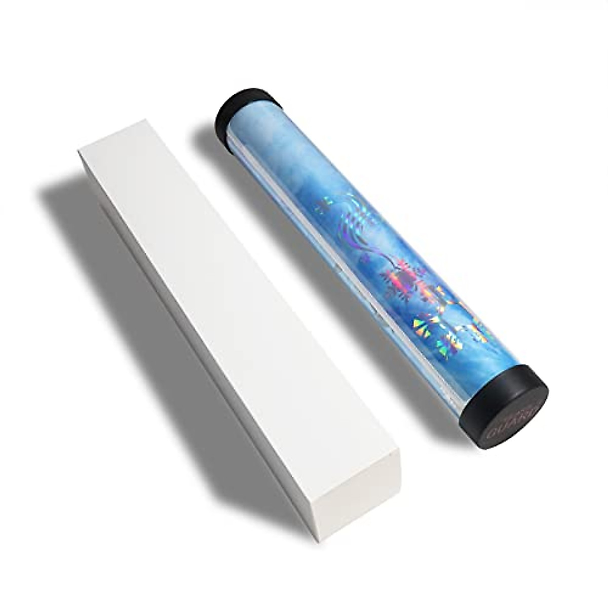 Teardrop The Rikka Queen YGO Foil Playmat Holographic Mat Gaming Competition Pad Mat for TCG CCG Trading Card Game Mat + Playmat Tube