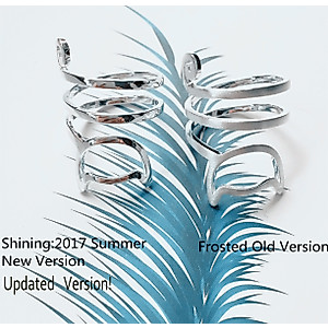 Helen de Lete Innovative Lovely Cat Kitty Sterling Silver Ring (Large Size) 4G Sterling Silver, Updated Version