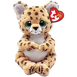 Ty Beanie Bellie Lloyd The Leopard with tan Belly - 6 inch