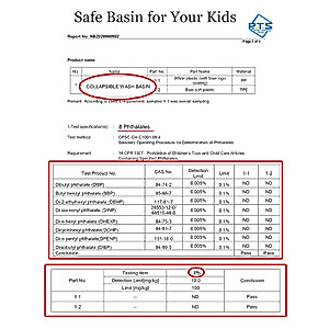 Babyhood Multi-Purpose Collapsible Wash Basin for Kids and Babies, Lightweight Portable Folding Basin for Washing Baby Bottles and Breast Pump Parts and Home Kitchen Outdoor Camping Use (2021 Blue)