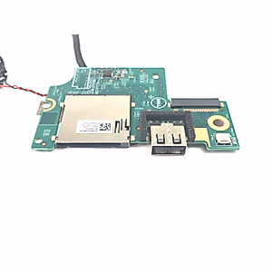 EbidDealz Replacement for Laptop Power Button USB SD Card Reader Board with Cable Dell Inspiron 13 7370 08YD0 008YD0 CN-008YD0 F12HC 0F12HC CN-0F12HC