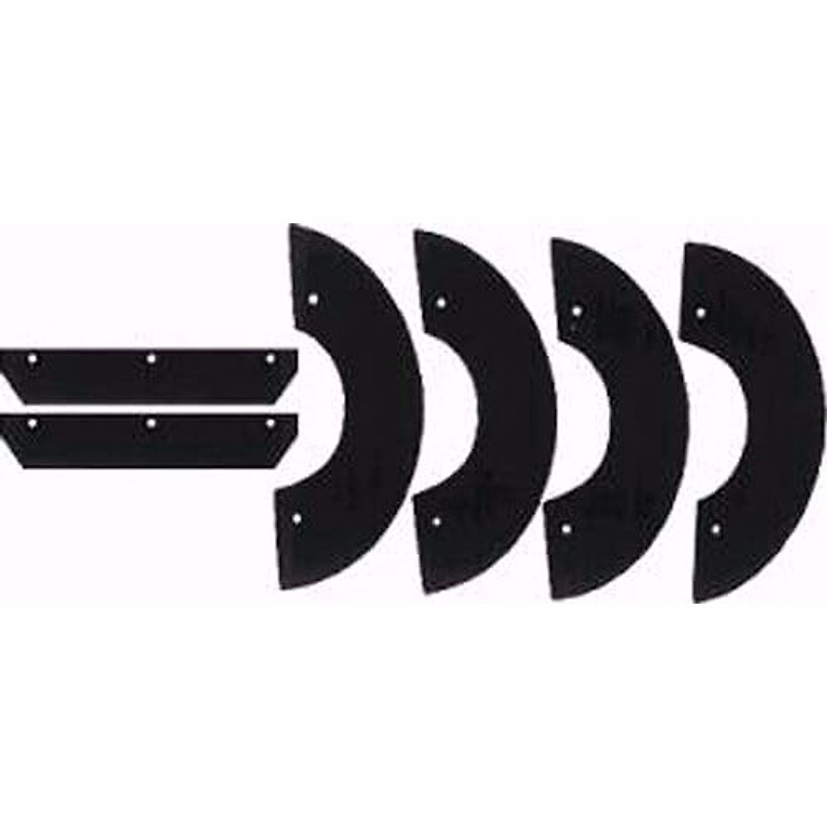 FERFXN 5504 Snow Blower Paddle Set 610206 700371 700504 Replacement for Lawnboy OEM