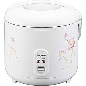 Zojirushi NS-RPC18FJ Rice Cooker and Warmer, 10-Cup (Uncooked), Tulip