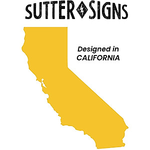 Sutter Signs Trash Compost Recycle Stickers for Trash Can 6pc Combo Set | Weatherproof Waste Management Decal Label Signs for Garbage Cans and Recycling Bins