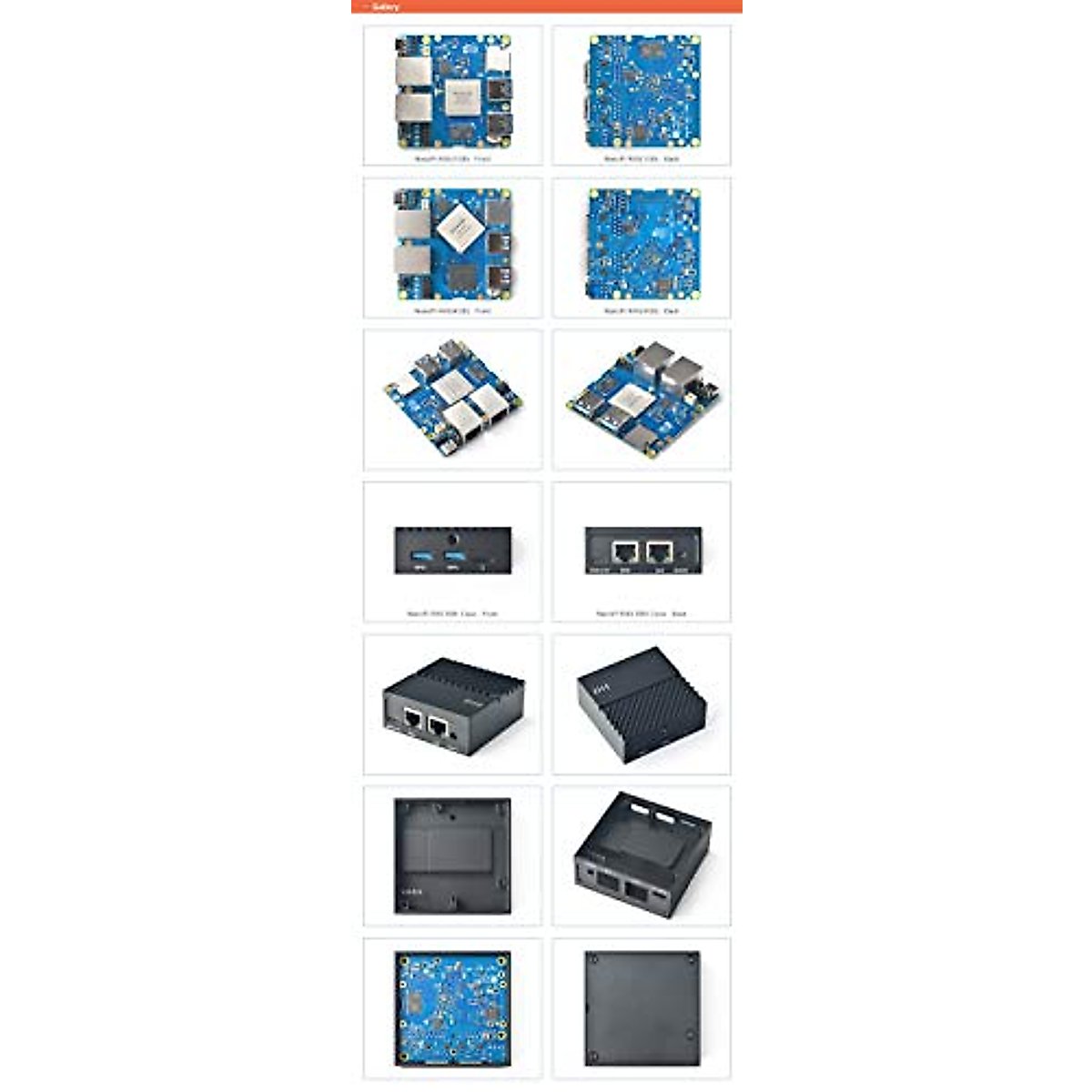 Nanopi R4S Mini Portable Travel Router OpenWRT with Dual-Gbps Ethernet Ports 4GB LPDDR4 Based in RK3399 Soc for IOT NAS Smart Home Gateway