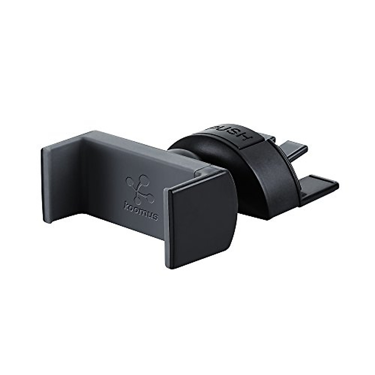 Koomus Pro CD Slot Car Mount Holder Cradle for All Smartphones - Black