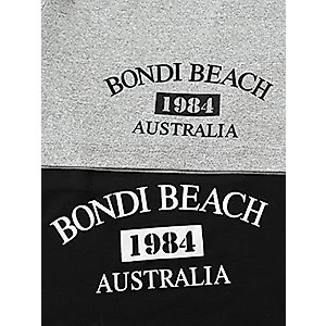 Verdusa Women's 3 Piece Tracksuit Letter Print Cami Top Crop Tank and Shorts Sets Black Grey XL