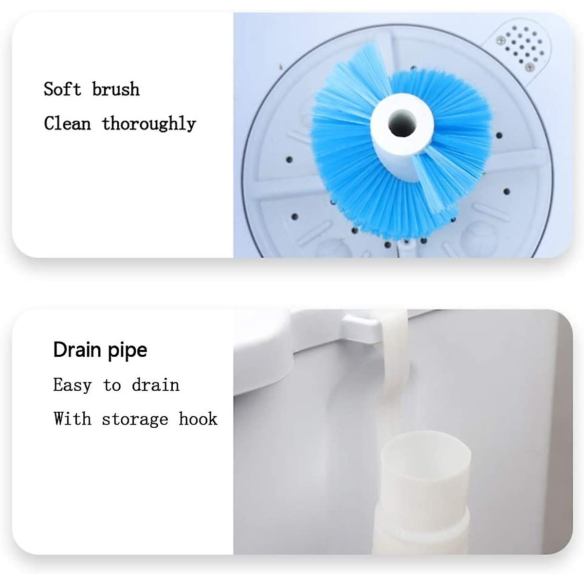 MISMORI Portable Shoes Washing Machine, Portable Shoes Washing Machine, Mini Portable Washing Machine, Smart Lazy Automatic Shoes Washer, For Apartments Camping Dorms Business Trip College Rooms