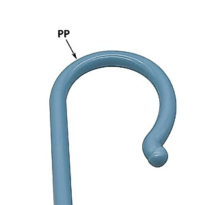 Maydahui 16 Pieces S Shape Plastic Hook Set of 8 Big Size 8 Small Size in Pink Green Blue for Storage Room Kitchen Bathroom