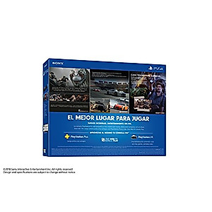 PlayStation 4 Slim (1TB) PS4 Hits Console Bundle includes God Of War, GT Sport, Uncharted 4 (Import Version)