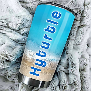 Hyturtle Personalized Gifts For Sunflower Lover - Be A Sunflower Custom Name Stainless Steel Tumbler 20oz With Lid - Idea Floral Lover Gifts For Women Girl On Birthday, Christmas