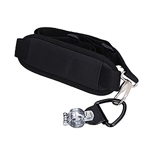 Ftory Black Trimmer Shoulder Strap,Single Shoulder Trimmer Lawn Mower Adjustable Strap for Brush Cutter Garden