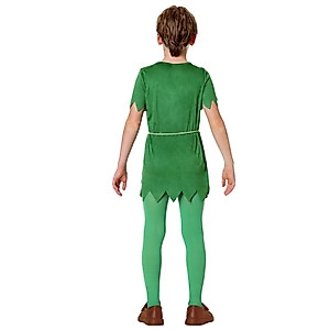 Remimi Boy Peter Pan Dress Girls Halloween Tunic Green Peter Clothing 11-12 Years