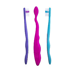 Brush Buddies Jojo Siwa Manual Toothbrush Pack, Multi-Colored, Battery Powered, Girls