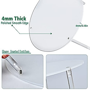 3 Pcs Acrylic Cake Stands, Akamino Reusable Round Cupcake Holder for Dessert Cake Pizza, Display Stand Party Serving Platter for Christmas Wedding Birthday Baby Shower Tea Party