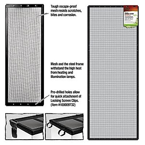 Metal Screen Cover Black 48 X 18