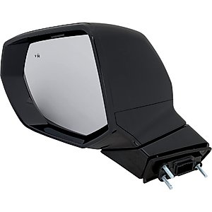 Kool Vue Driver Side Power Heated Mirror for Chevrolet Tahoe Suburban GMC Yukon Yukon XL 2021-2023 Manual Fold With Blind Spot Light; Without Signal Light, Memory & Puddle Lamp Paintable