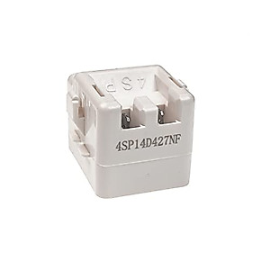 Wilsnsun Refrigerator Compressor Relay and Overload Kit 61005518 Replacement MTB1956GEQ, AP4009659, 12002782, CT19G4Q for Whirlpool