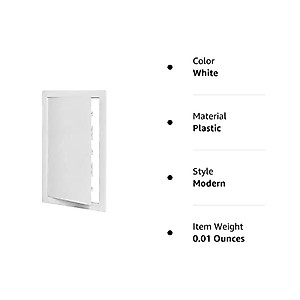 Plastic Access Panel for Drywall, Plumbing Access Door 14" x 29"