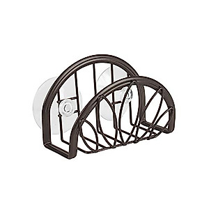 Spectrum Diversified Sink Cradle Sponge Holder Leaf Suction, Bronze