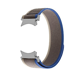 BlackPro No-Gap Nylon Watch Band Compatible With Samsung Galaxy Watch 7 6 5 4 40mm 44mm/5 Pro 45mm/6 4 Classic 42mm 43mm 46mm 47mm, Alpine Loop Woven Sport Strap for Men Women