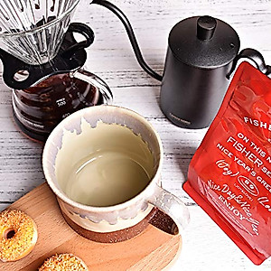 Bosmarlin Large Ceramic Coffee Mug, Big Tea Cup, 7 Colors to Choose, 21 Oz, Dishwasher and Microwave Safe, 1 PCS (Red)