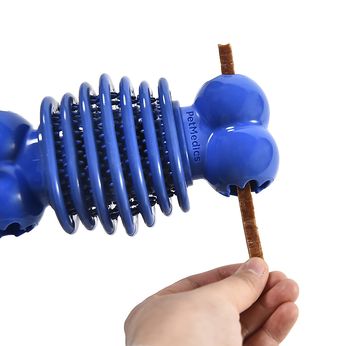 PetMedics Soothing & Wellness Durable Dog Chew Aid for Medium to Large Dogs - Moderate to Tough Chewers - Dog Toothbrush, Teething with Fun & Calming Sounds