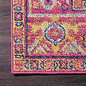 nuLOOM Jaclyn Bohemian Medallion Area Rug, 5' x 7' 5", Pink