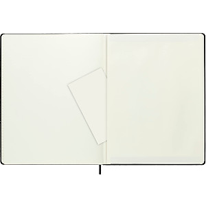 Moleskine Classic Notebook, Hard Cover, XXL (8.5" x 11") Ruled/Lined, Black, 192 Pages