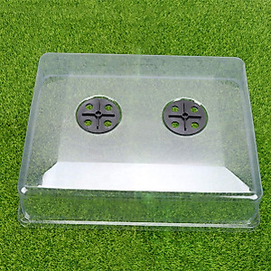 1pc Pot Protective Lid Heat Preservation Nursery Pots Lid Gardening Moisturizing Cover Nursery Pots Cover Transparent Planter Pot Lid