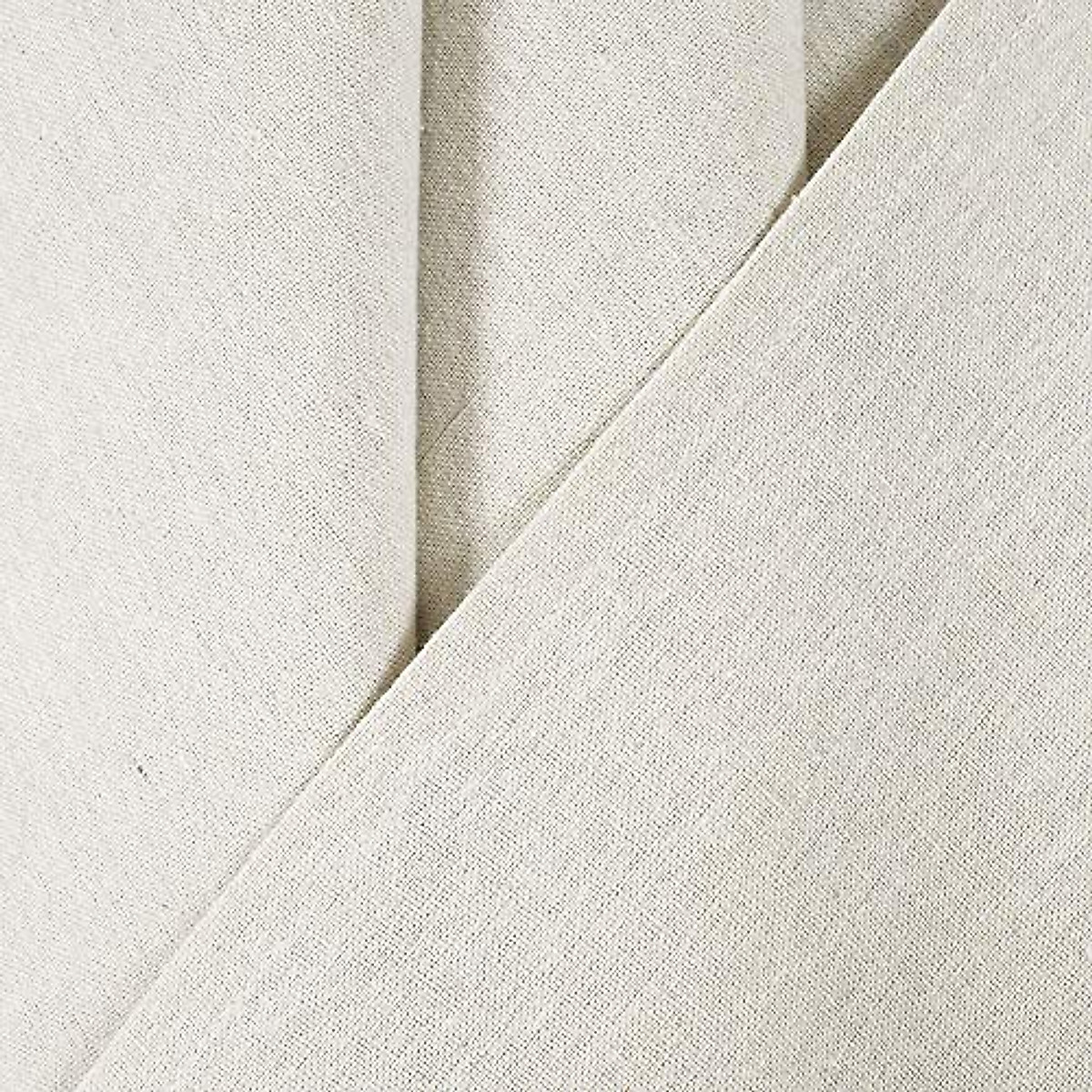 Lush Decor Burlap Knotted Tab-Top Window Curtain Panel Pair, 45"W x 84"L, Light Linen