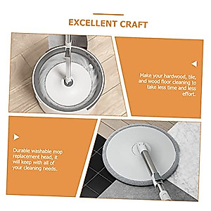 BUTIFULSIC 4 Pcs Replacement Mop Head Mop Heads Commercial Home Clearing Items Home Cleaning Clean Cloth Mop Pads Mop Household Clean Cloth Mop Head Only Mops Flat Mop Fabric