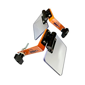 ATS Machine Safety Solutions Small Universal Bench Grinder Eye Shields and Eye Shield Mounting Assembly for 6-inch Power Bench Grinders, (UGS-1)