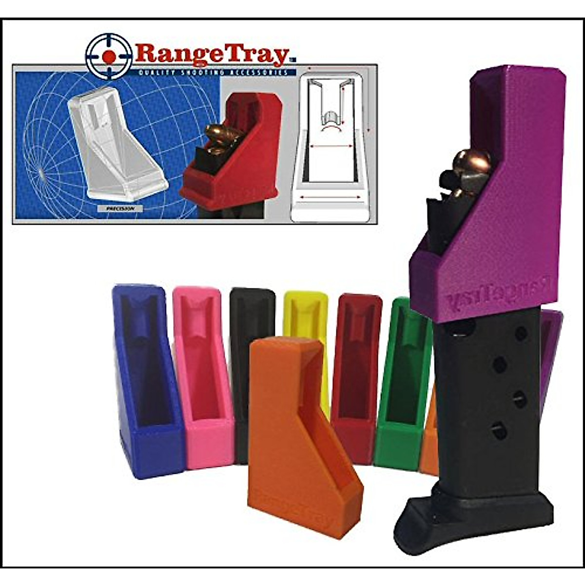 RangeTray Hi-Point C9 - CF380 9mm & 380 Caliber Magazine Loader Speedloader (Black)